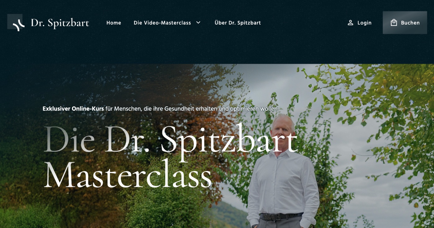 40 Jahre Gesundheits-Wissen als Video-Masterclass | Dr. Spitzbart