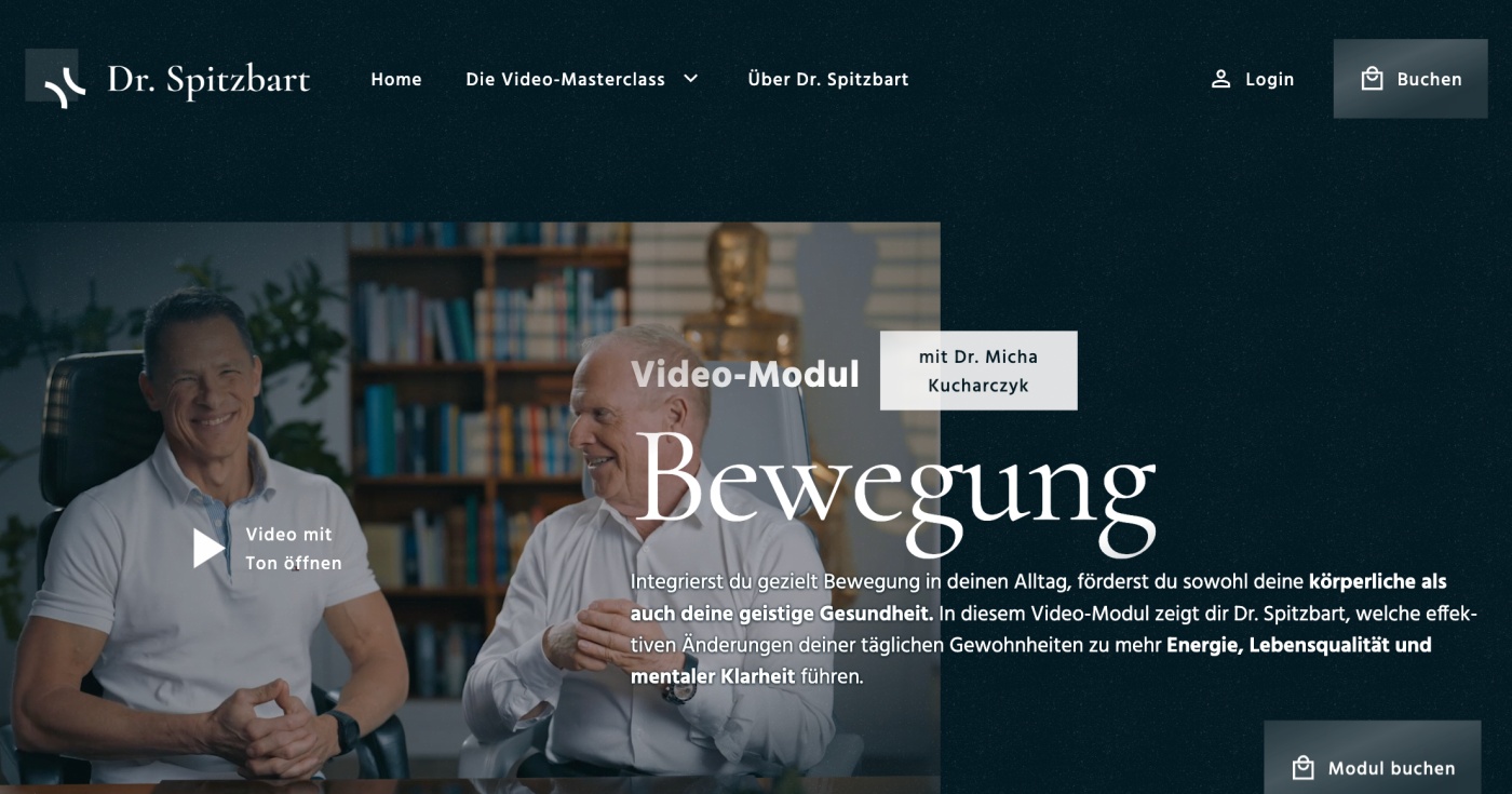 Modul Bewegung | Dr. Spitzbart Masterclass